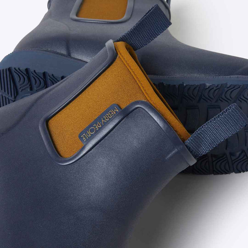 Navy Wellies // Oxford Blue & Tan Wellington Boots